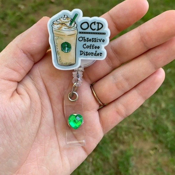 SistersTrio | Accessories | Ocd Obsessive Coffee Disorder Retractable ...